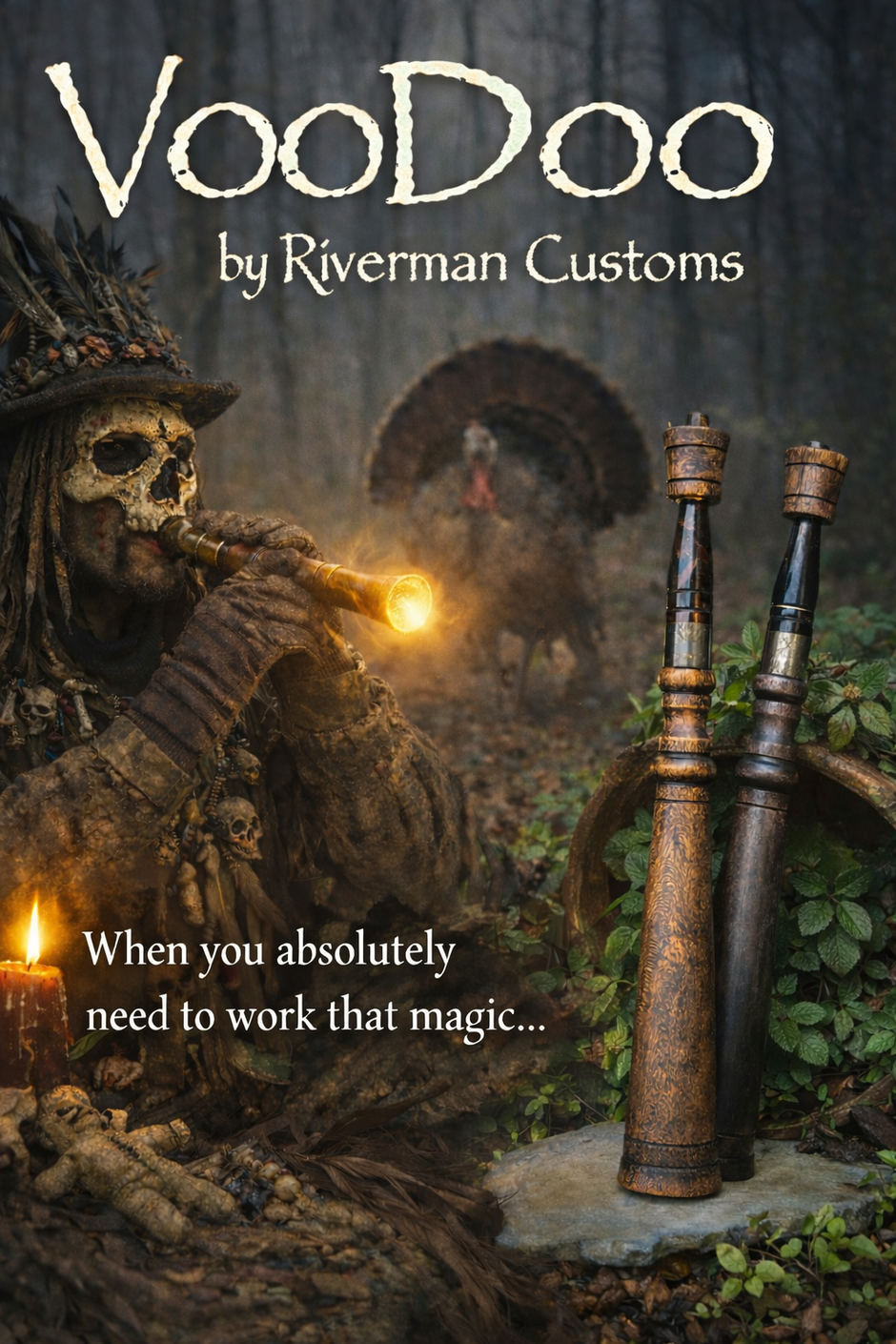 Custom Turkey Trumpet and Tube Calls – Riverman Customs Turkey Calls ...